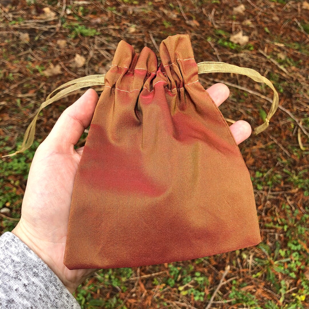 Small Red Bag 6.5x5 Handmade Pouch With Drawstring - Etsy