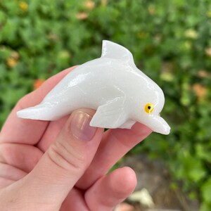 Dolomite Dolphin, Mined & Carved in Brazil | Dolomite Stone Crystal ...
