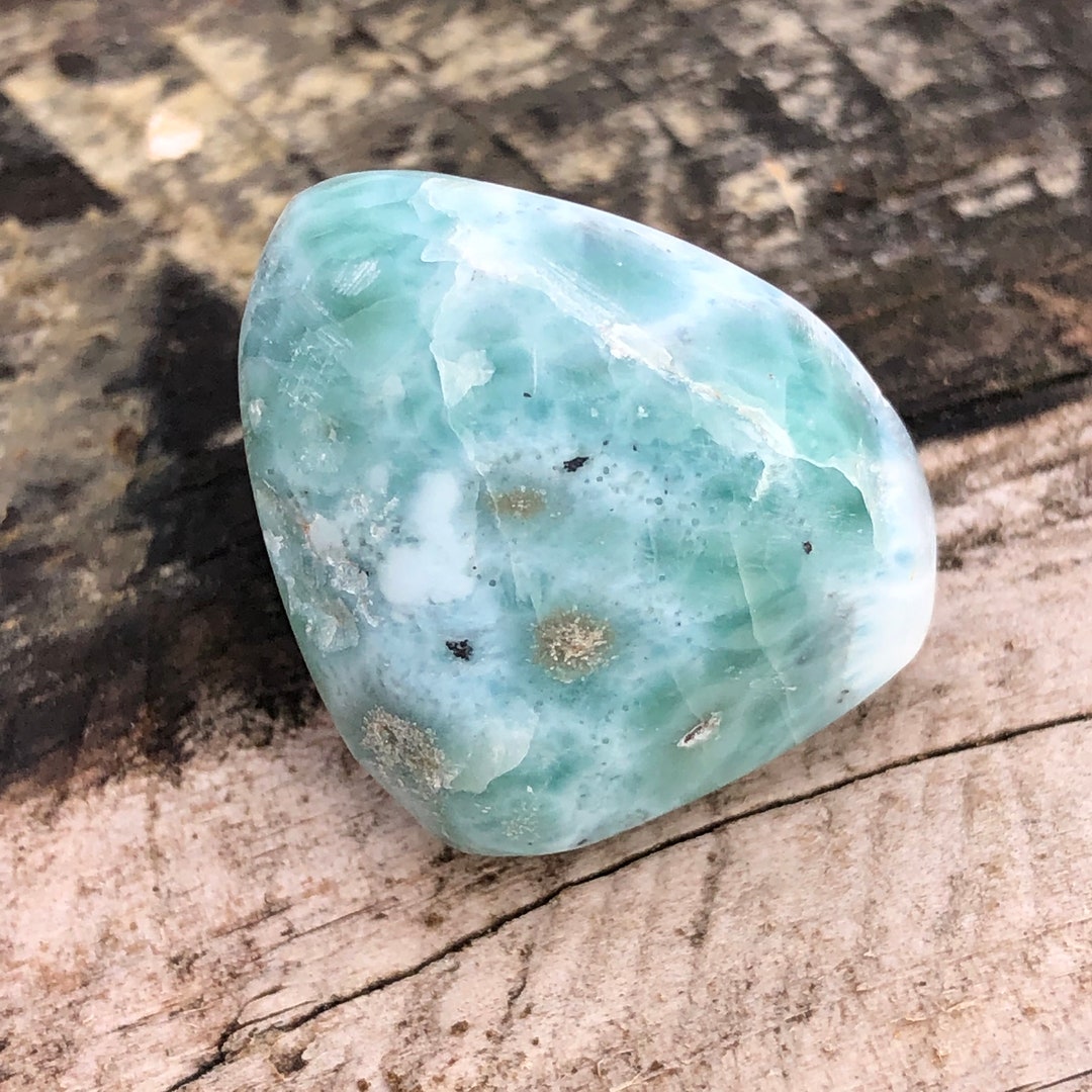 Larimar Tumbled Stone From the Dominican Republic 9g | Small Larimar ...