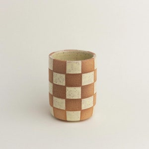 Checker Tumbler Colorful Drinkware Coffee Cup Tea - Etsy