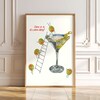 Olive Martini Pink Bar Poster Sign 8x10, Download, PDF, Custom, Canva ...