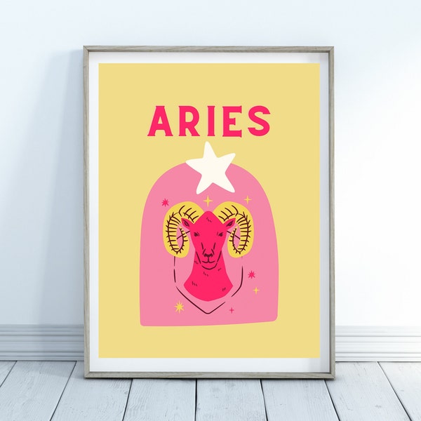 Aries Print - Etsy
