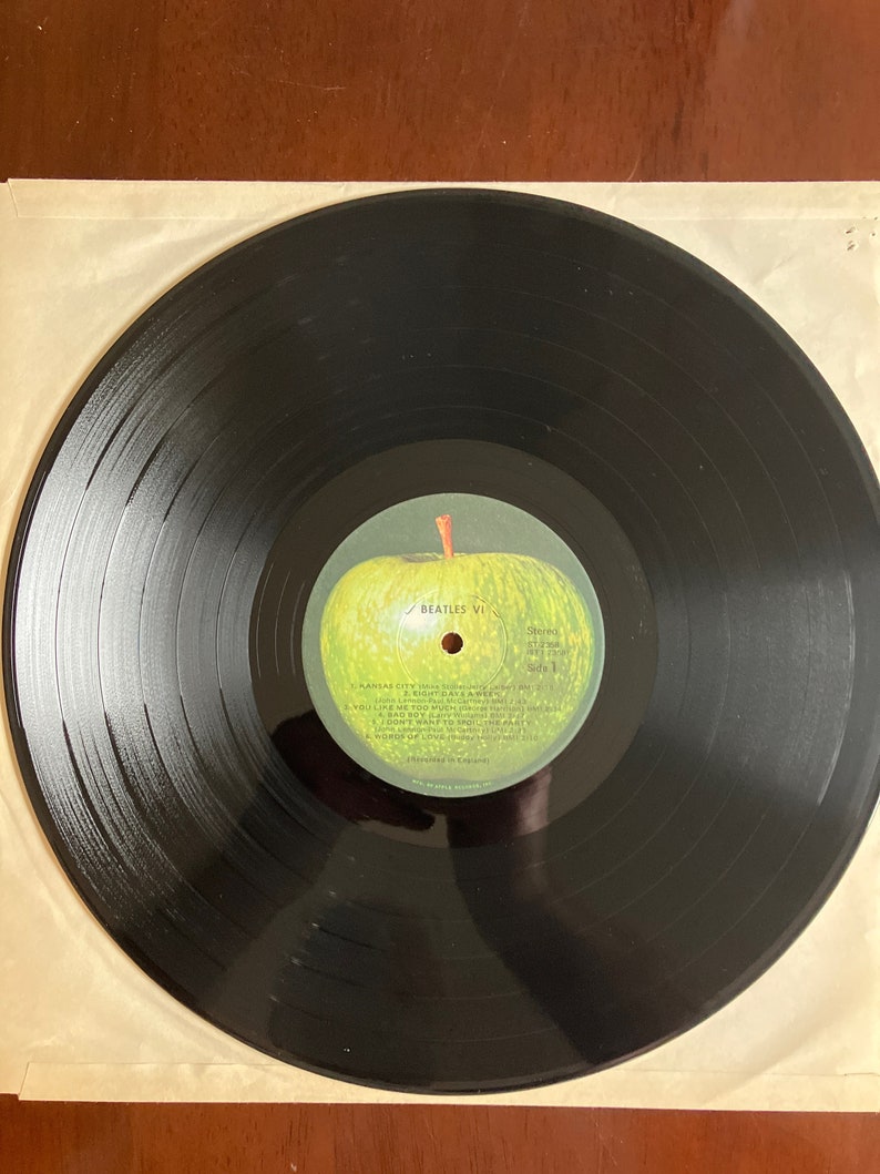 Beatles VI Vinyl Lp NM Capital Records Apple Label ST 2358 - Etsy