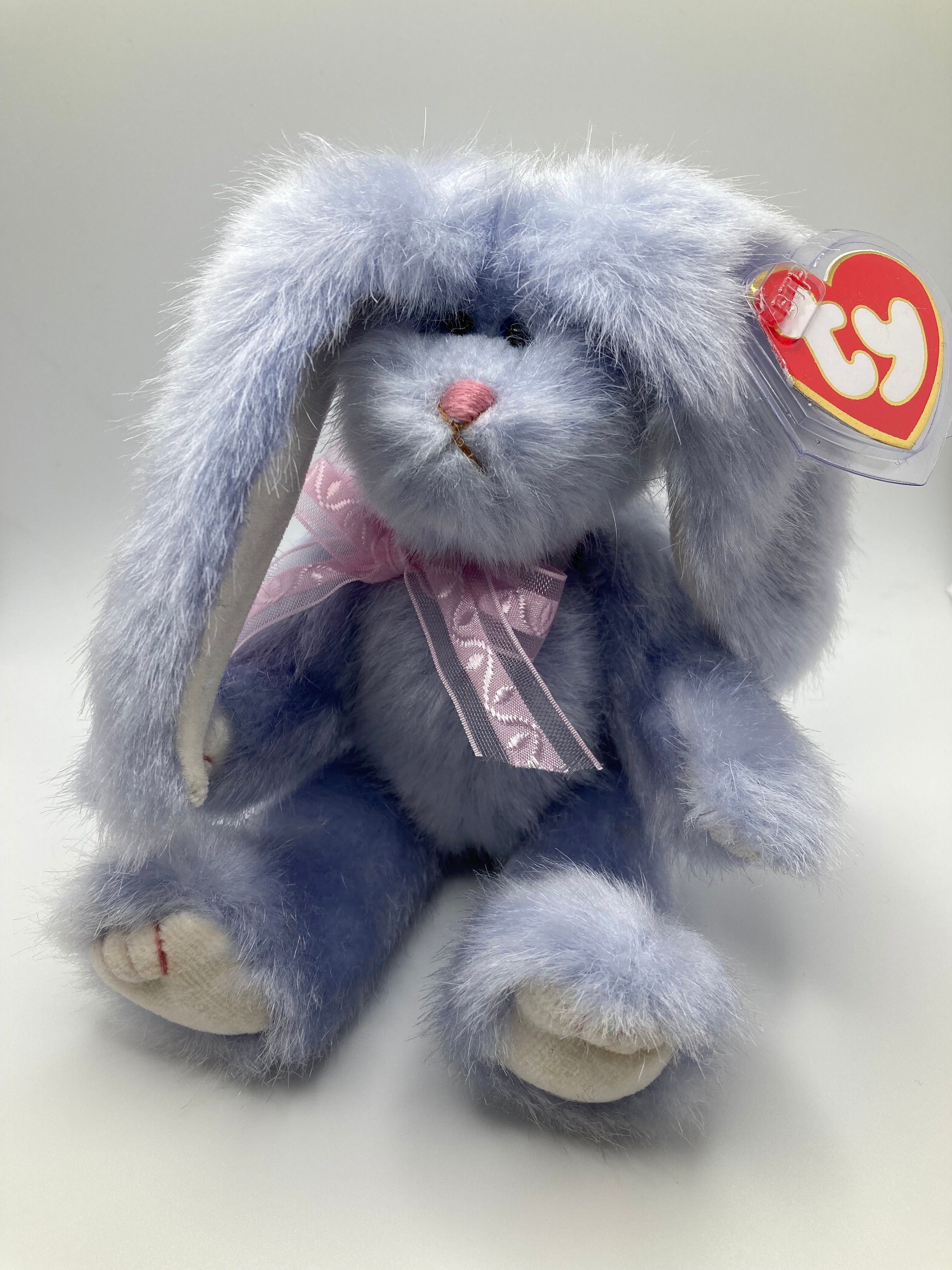 Azalea Ty Attic Treasures Lavender Jointed Bunny Rabbit, Released 1993 ...