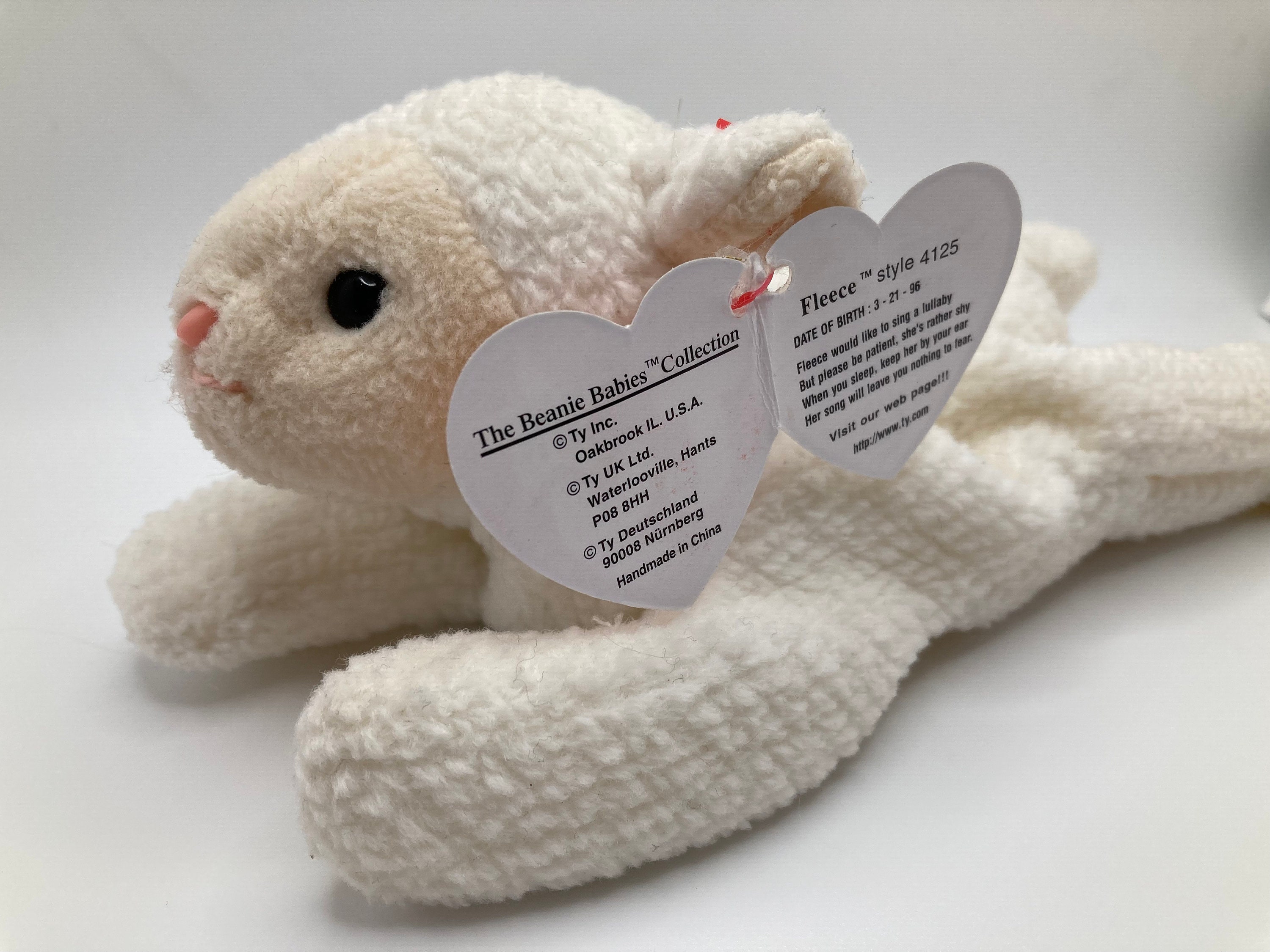 Fleece the Lamb, DOB 3-21-96 Retired 1999 Original Mint Condition With ...