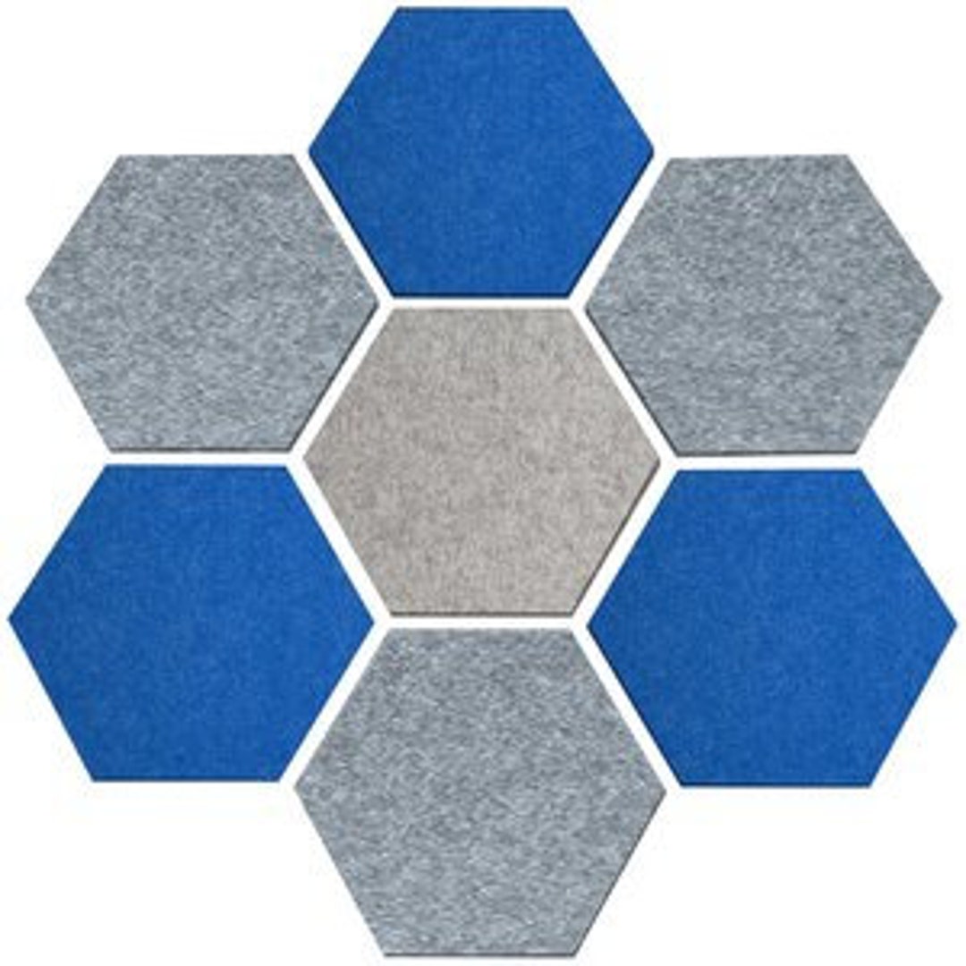 The 25 Pack Acoust-hex™sky Blue/gray/silver-curated Color Pkg Sound ...