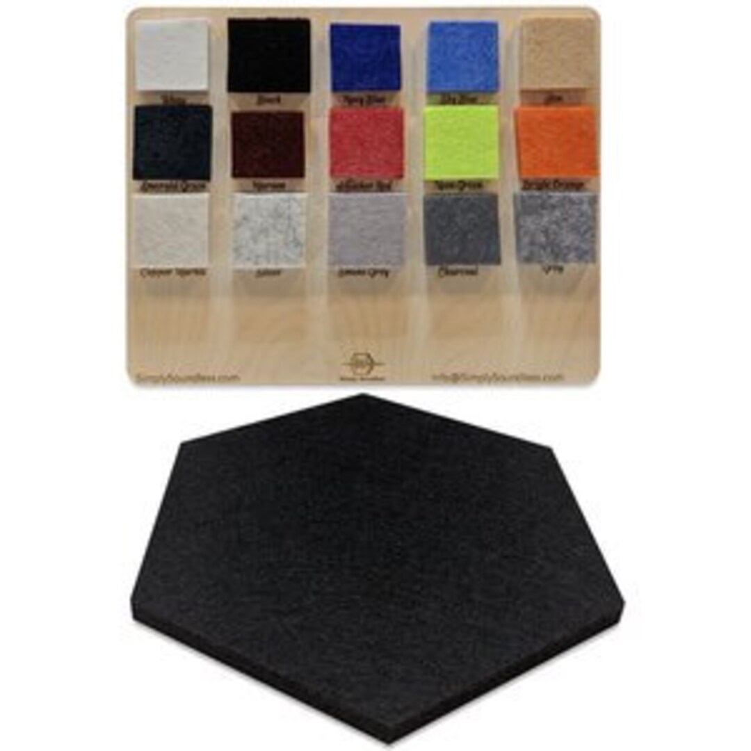 Simply Soundless Acoust-hex™ Sound Panels Sample Swatch - Etsy