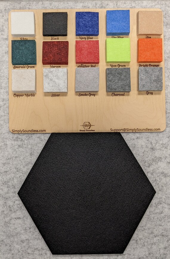 Sample Color Swatch & Acoust-hex Panel - Etsy UK