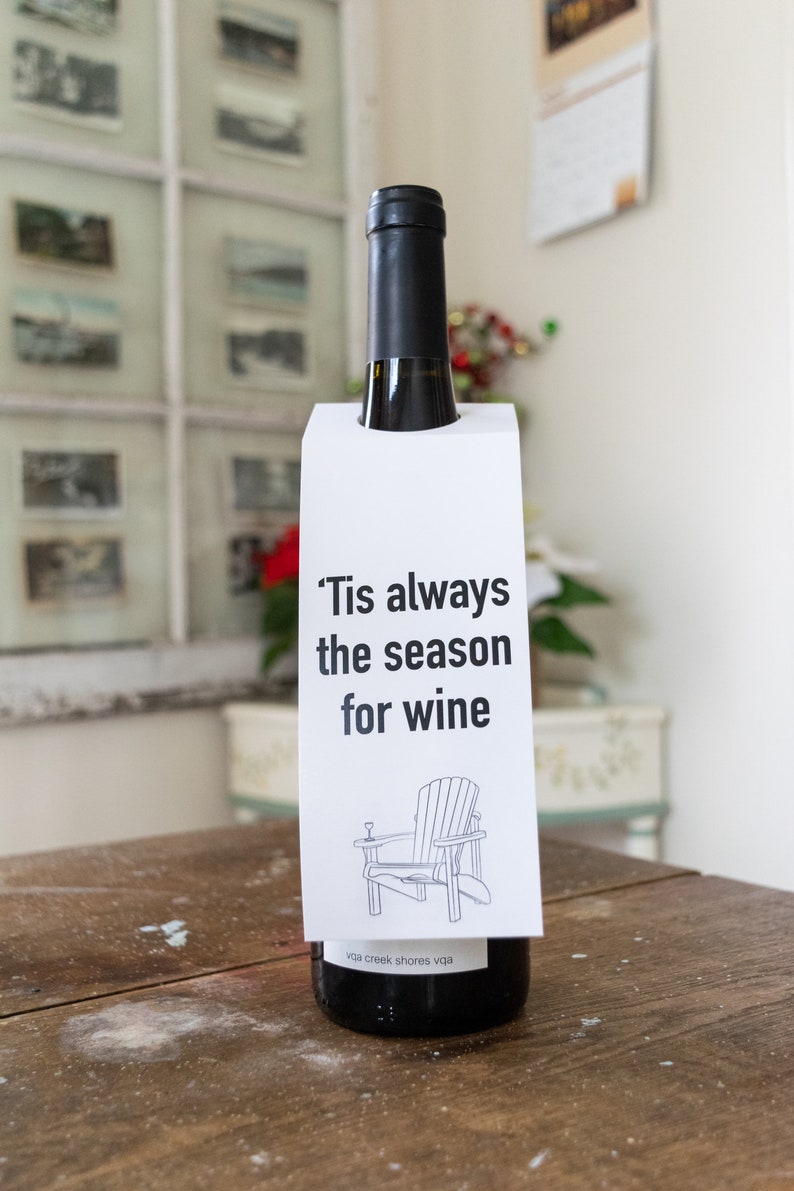 Wine Tags, Wine Bottle Tags, Wine Hangers, Wine Gift, Wine Bottle, Wine ...