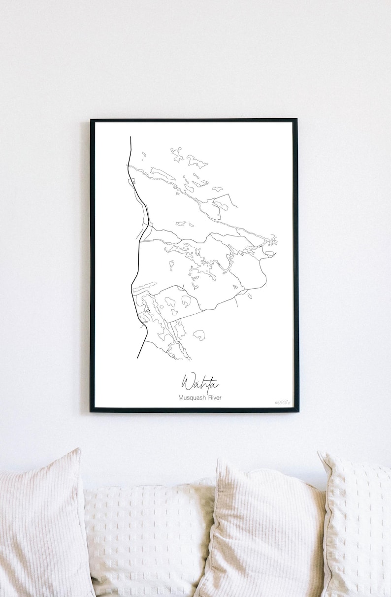 Wahta Territory Map, Wahta Mohawk Territory, Indigenous Map, Muskoka ...