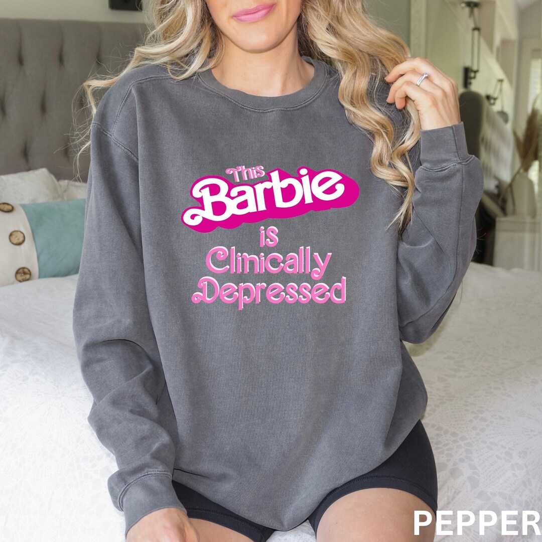 Vintage This Barbie is Clinically Depressed Sweatshirt - Etsy