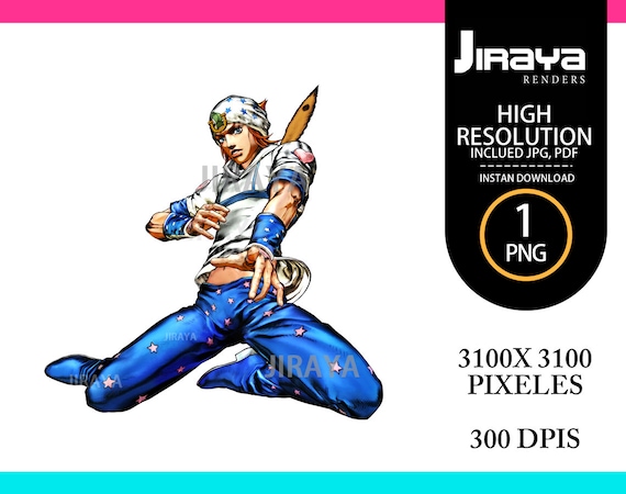 Jojos Adventure JOHNNY Imagen 1 Png Clipart Alta Resolucion | Etsy