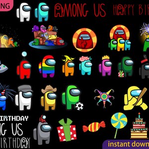 AMONG US Clipart Png Images, Transparent Background, Instant Download ...
