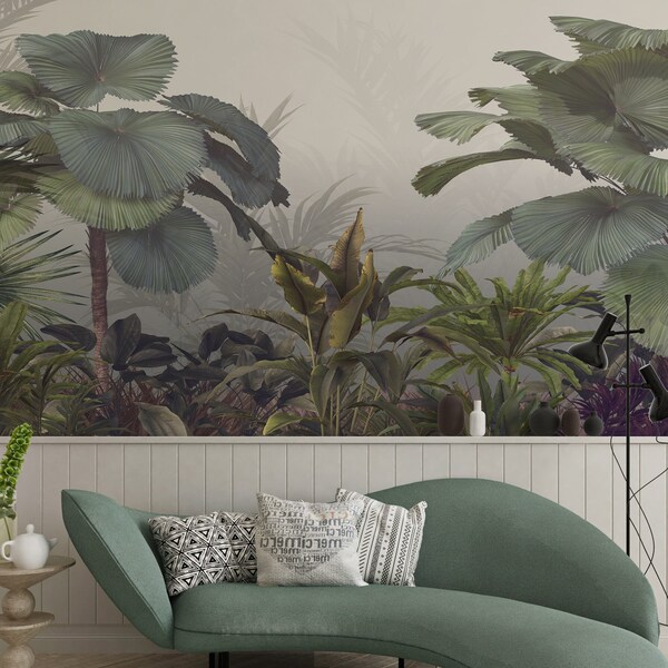 Tropical Wall Mural - Etsy