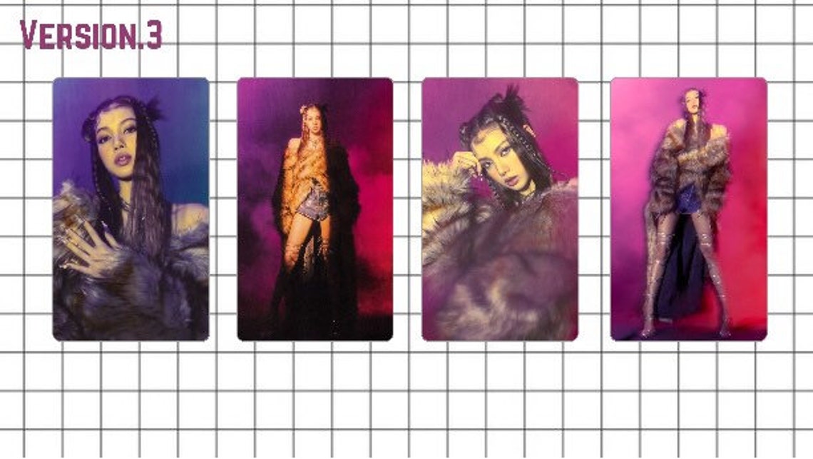 Lisa LALISA Photocard Sets Glossy Blackpink Kpop - Etsy