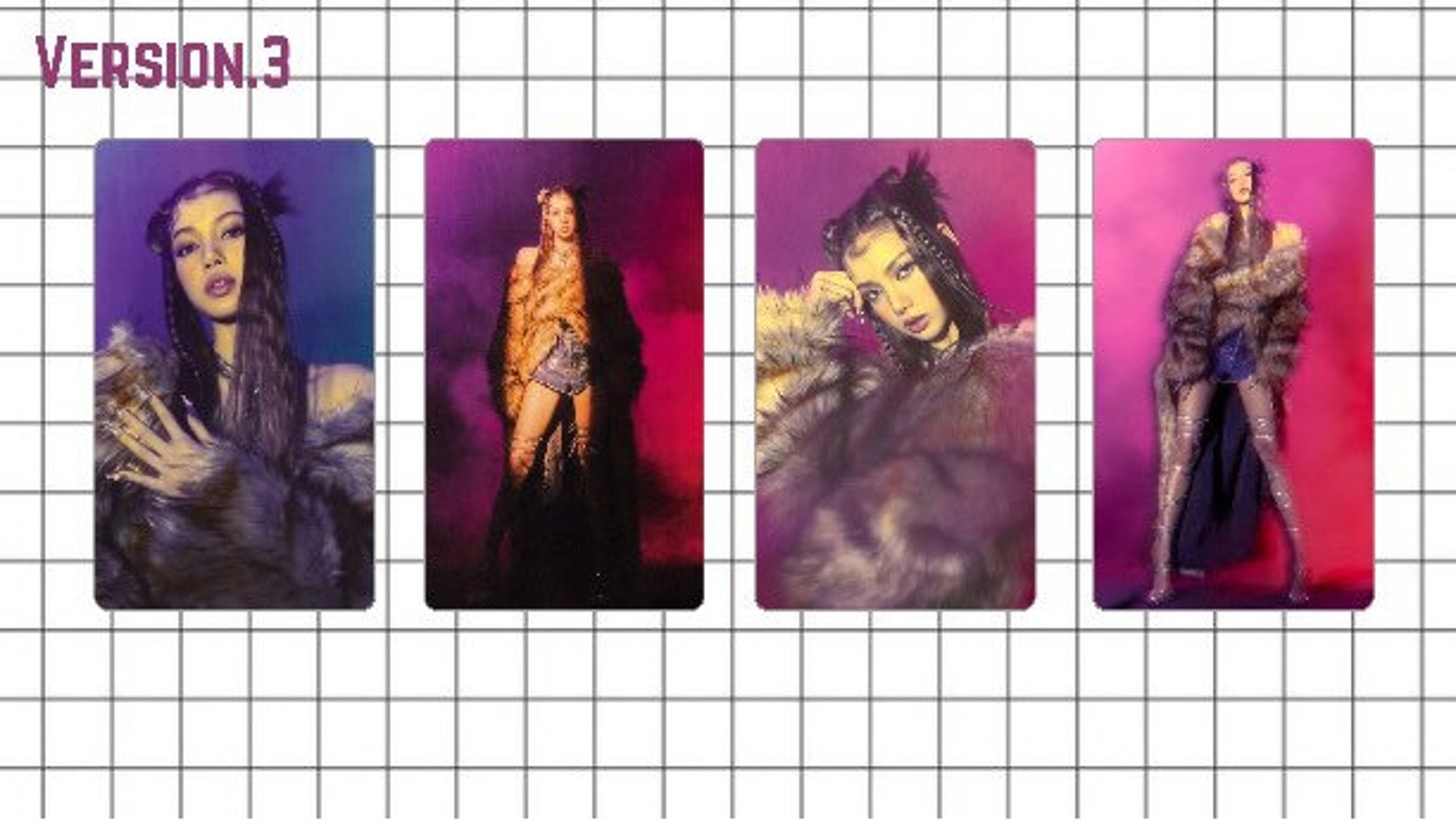 Lisa LALISA Photocard Sets Glossy Blackpink Kpop - Etsy