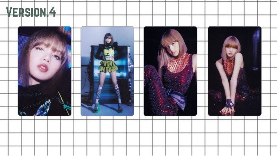 Lisa LALISA Photocard Sets Glossy Blackpink Kpop - Etsy