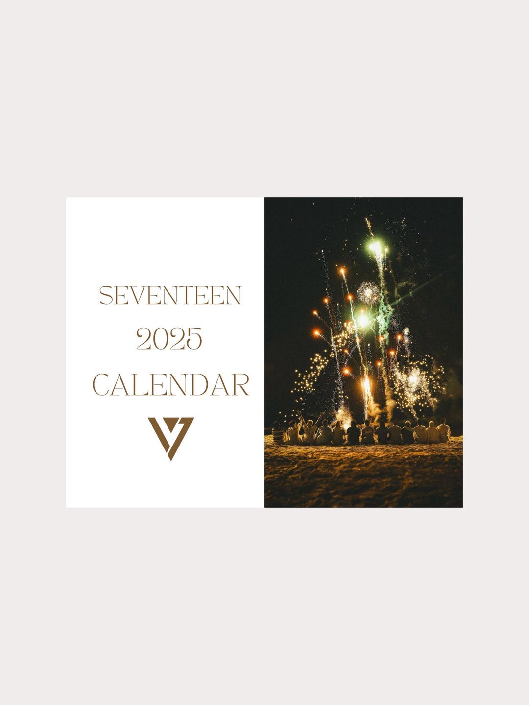 Seventeen K-pop 2025 Wall Calendar 12 Month Wall Calendar - Etsy