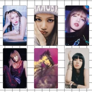Lisa LALISA Photocard Sets Glossy Blackpink Kpop - Etsy