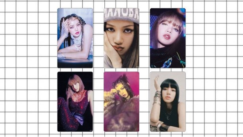 Lisa LALISA Photocard Sets Glossy Blackpink Kpop - Etsy
