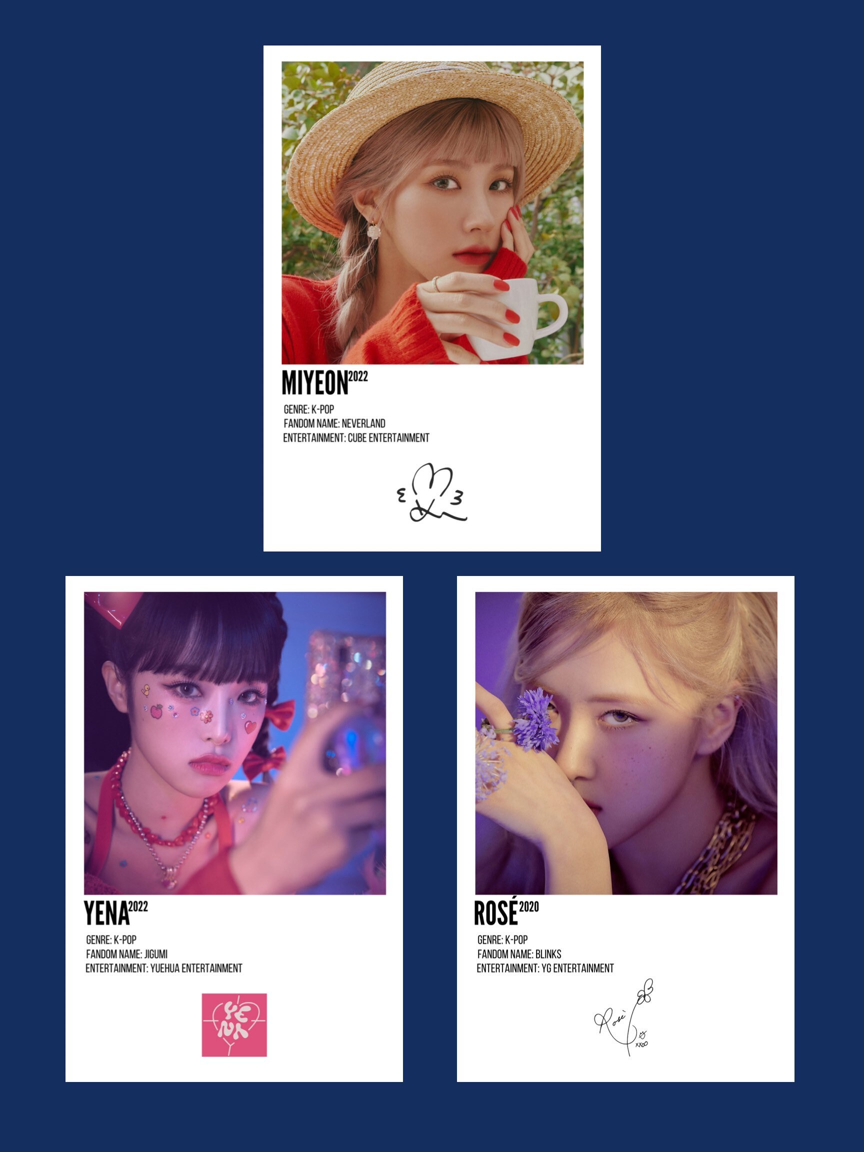 K-POP MINIMALIST POSTERS Set C Posters - Etsy