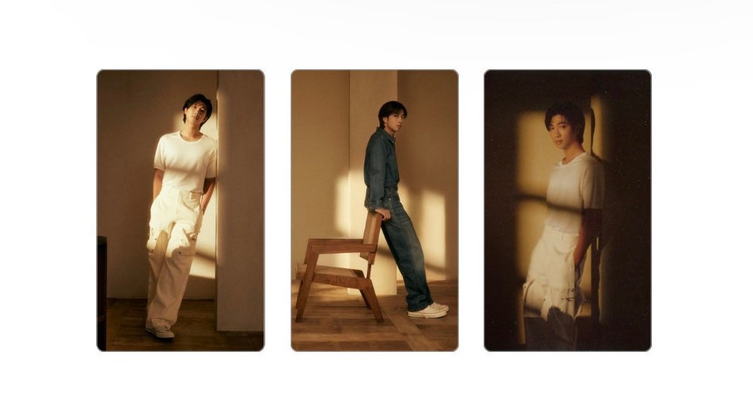 BTS RM indigo Photocards set of 3 Kim Namjoon Photocards - Etsy