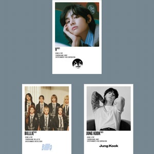 K-POP MINIMALIST POSTERS Set F - Etsy