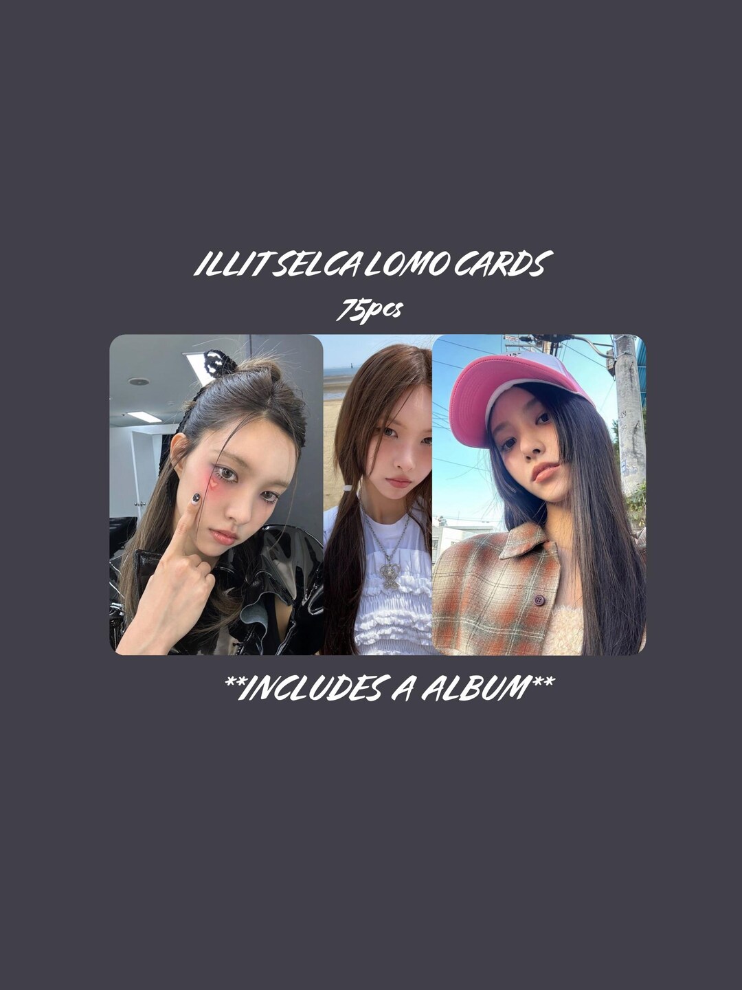 Illit Selca Lomo Cards 75pcs includes a Album - Etsy