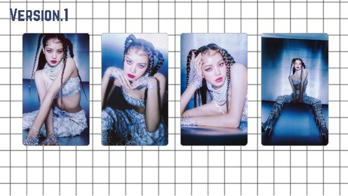Lisa LALISA Photocard Sets Glossy Blackpink Kpop - Etsy