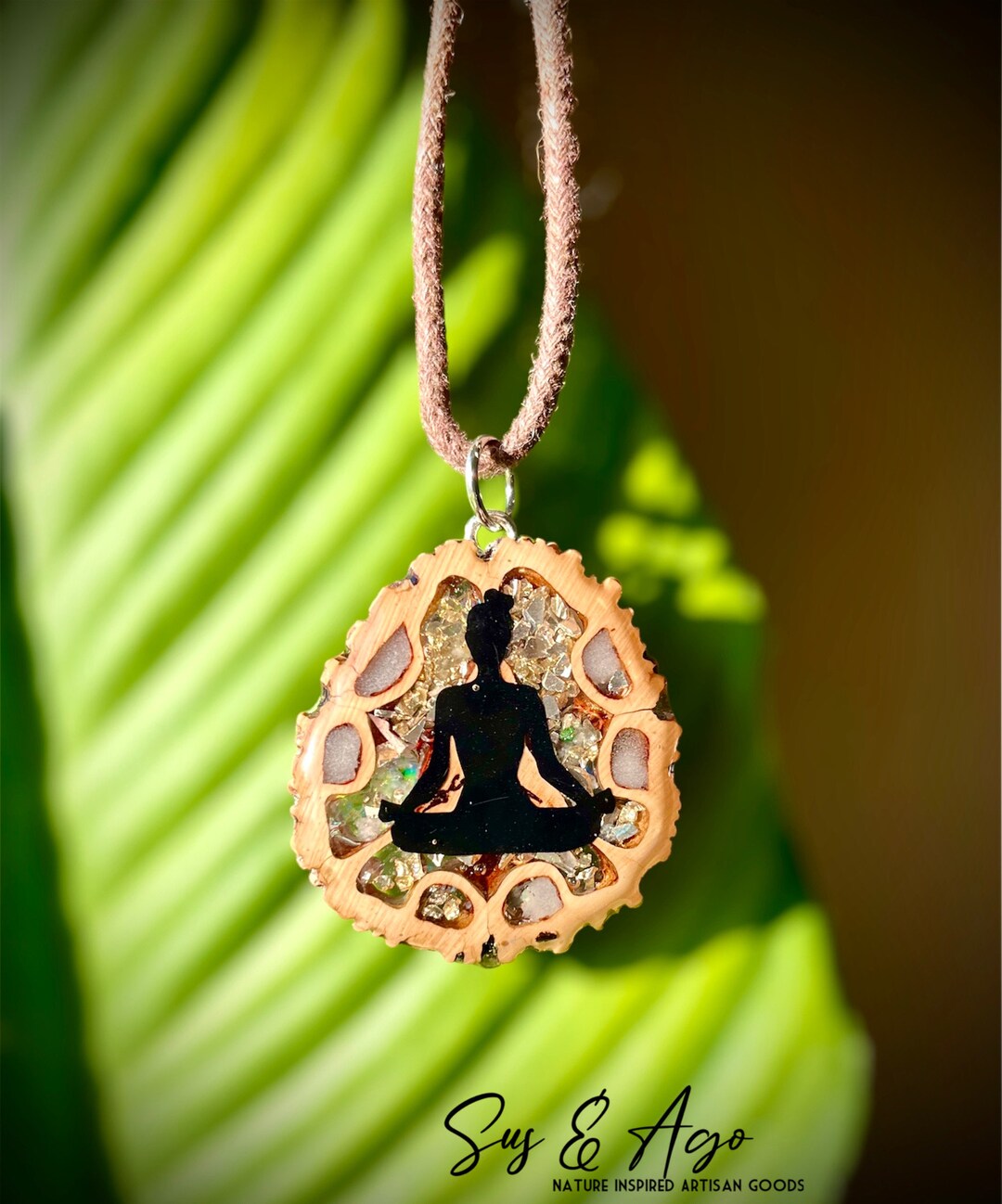 Yoga Pose Girl, Glow in the Dark, Crushed Glass Shimmering Background ...