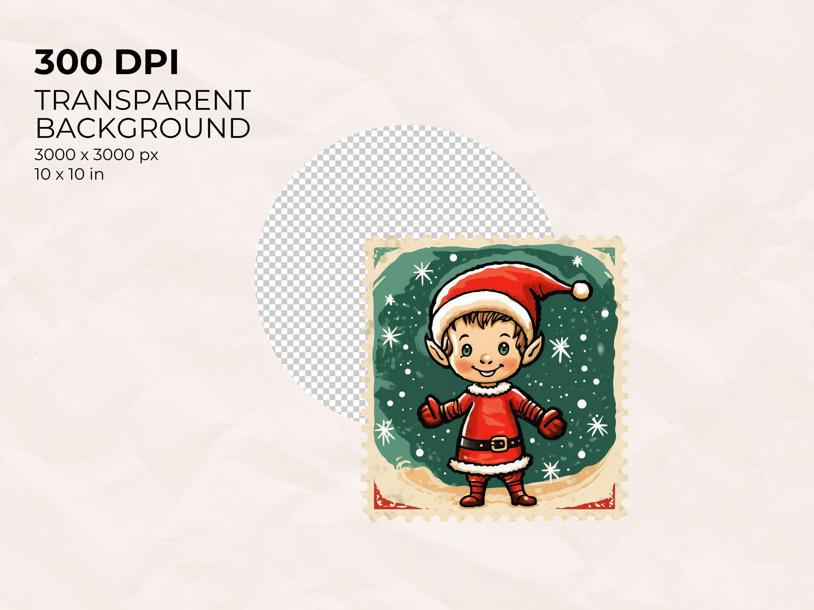 Watercolor Christmas Stamp Clipart Bundle, North Pole Clipart Bundle ...