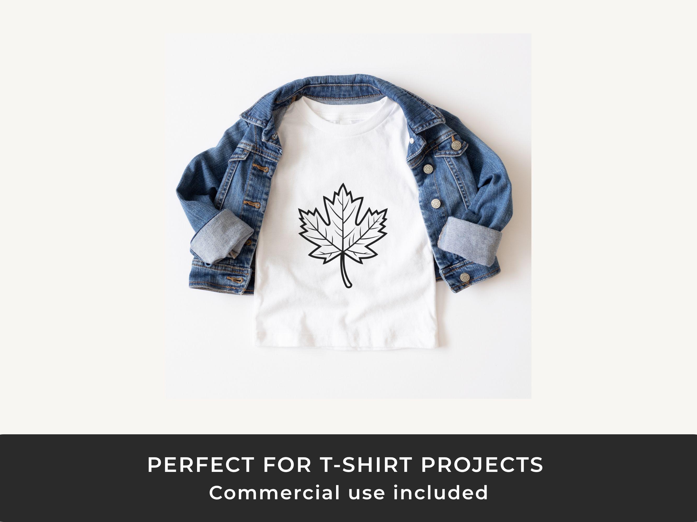Maple Leaf SVG: Fall Season Clipart, Autumn Outline Cut File for Cricut ...