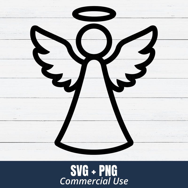 Angel Svg - Etsy