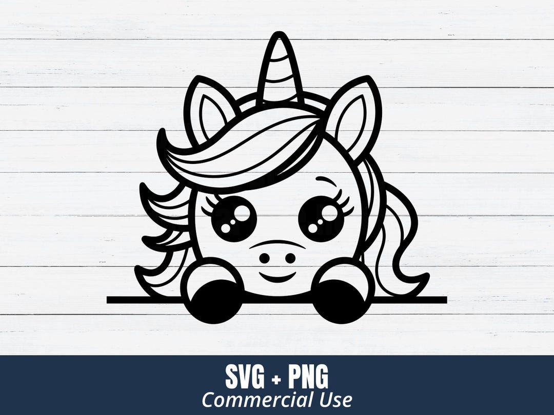 Unicorn Svg, Unicorn Outline Svg, Unicorn Graphics, Peeking Unicorn ...
