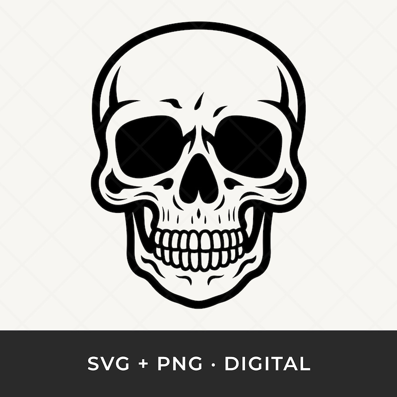 Human Skull Funny Clipart - Etsy