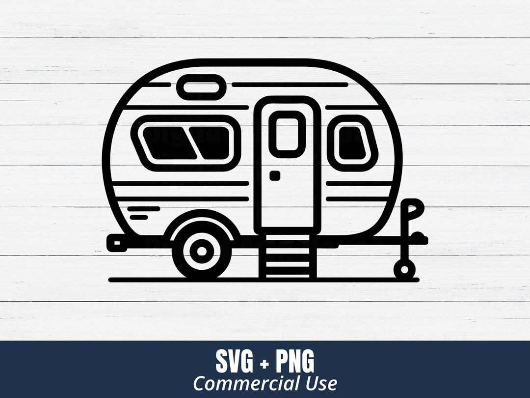 Caravan Svg, Campervan Svg, Caravan Campervan, Caravan Graphics ...