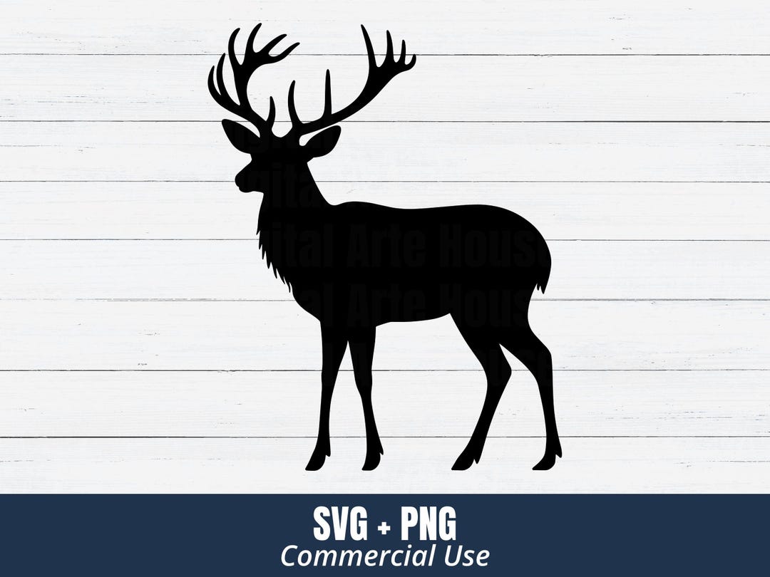 Reindeer Svg, Christmas Deer Svg, Reindeer Laser Svg, Standing Deer ...