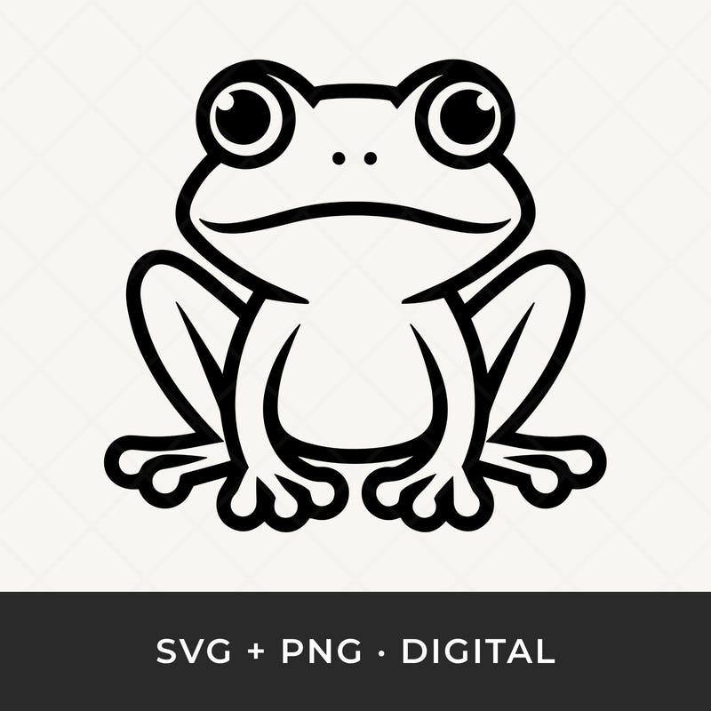 Frog Downloadable Svg - Etsy