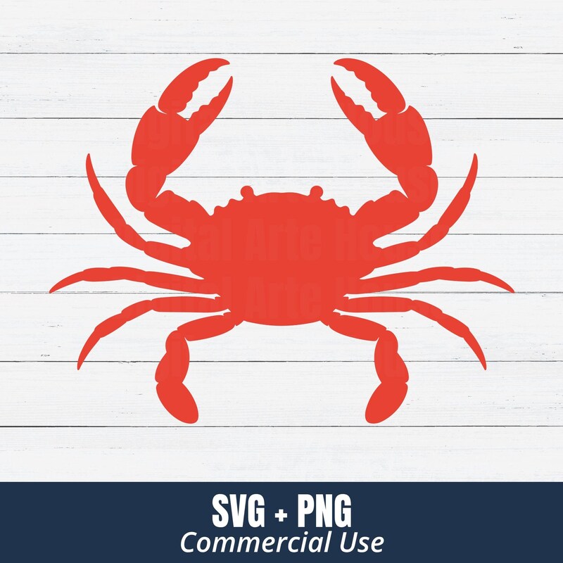 Crab Svg - Etsy