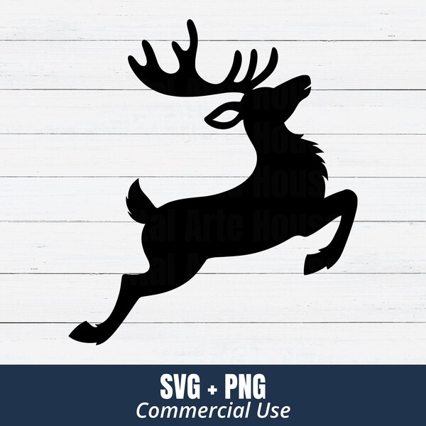 Reindeer Svg - Etsy