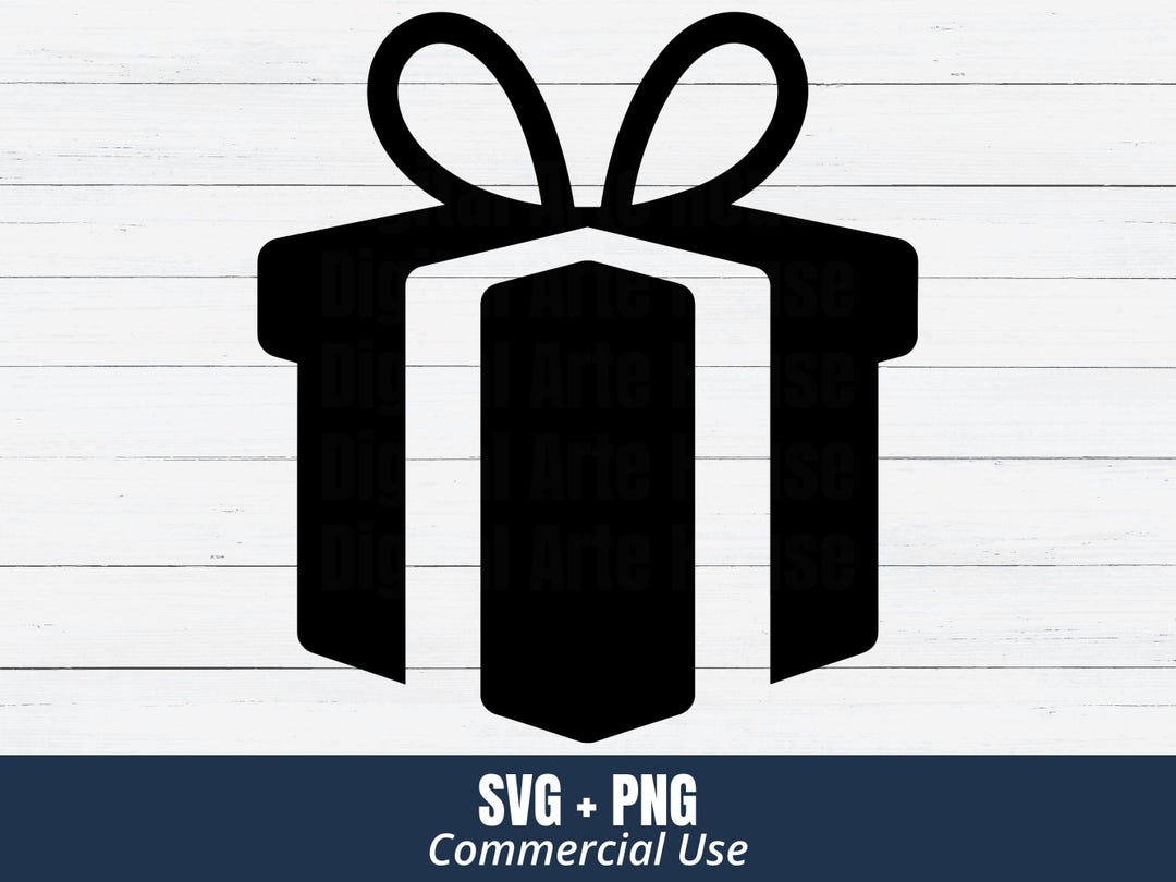 Gift Box Svg, Giftbox Svg, Decorative Box Svg, Box With Lid Svg, Gift ...