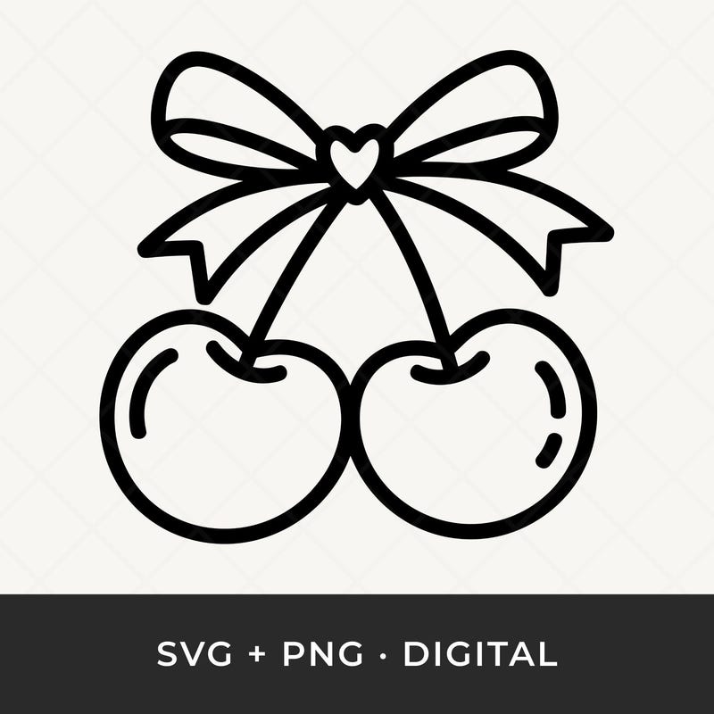 Cherry Stickers - Etsy