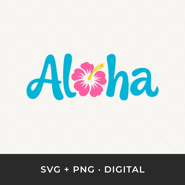 Aloha Flower Poster - Etsy UK