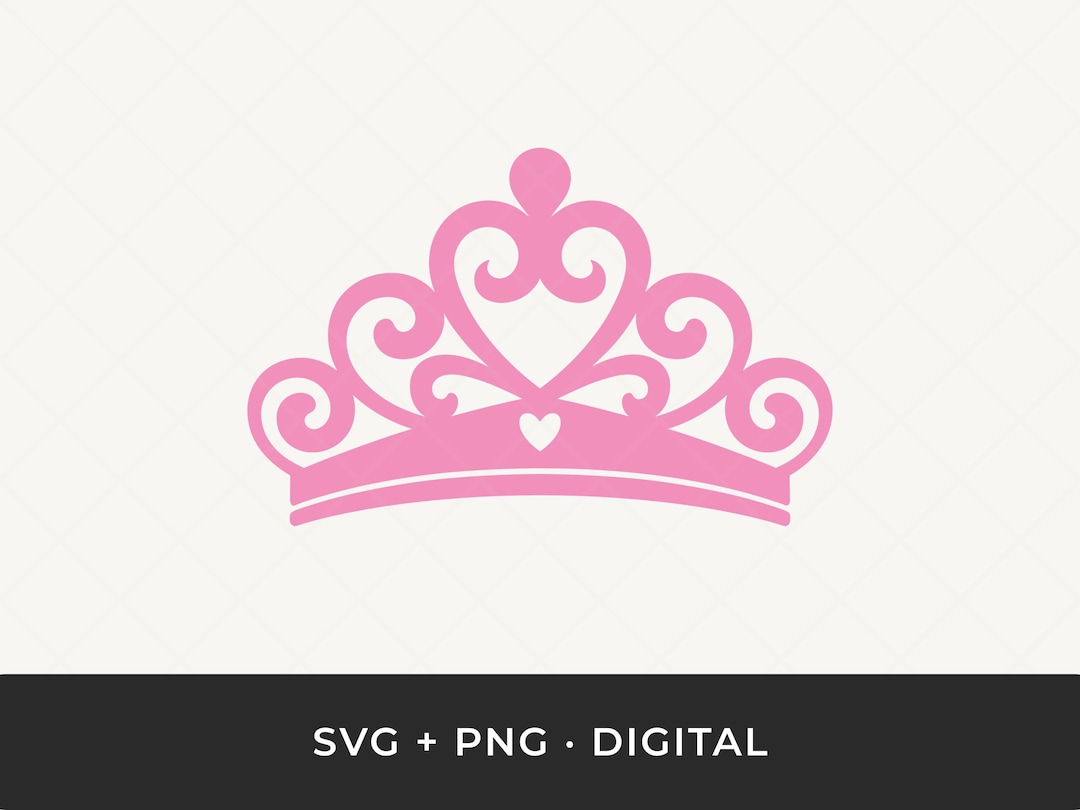 Princess Crown SVG: Tiara Cut File for Cricut and Silhouette - Etsy