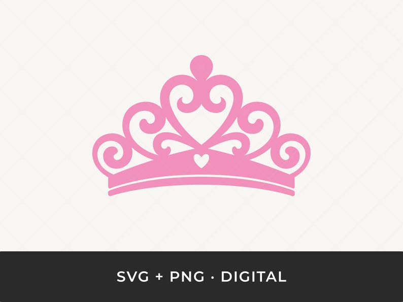 Princess Crown SVG: Tiara Cut File for Cricut and Silhouette - Etsy