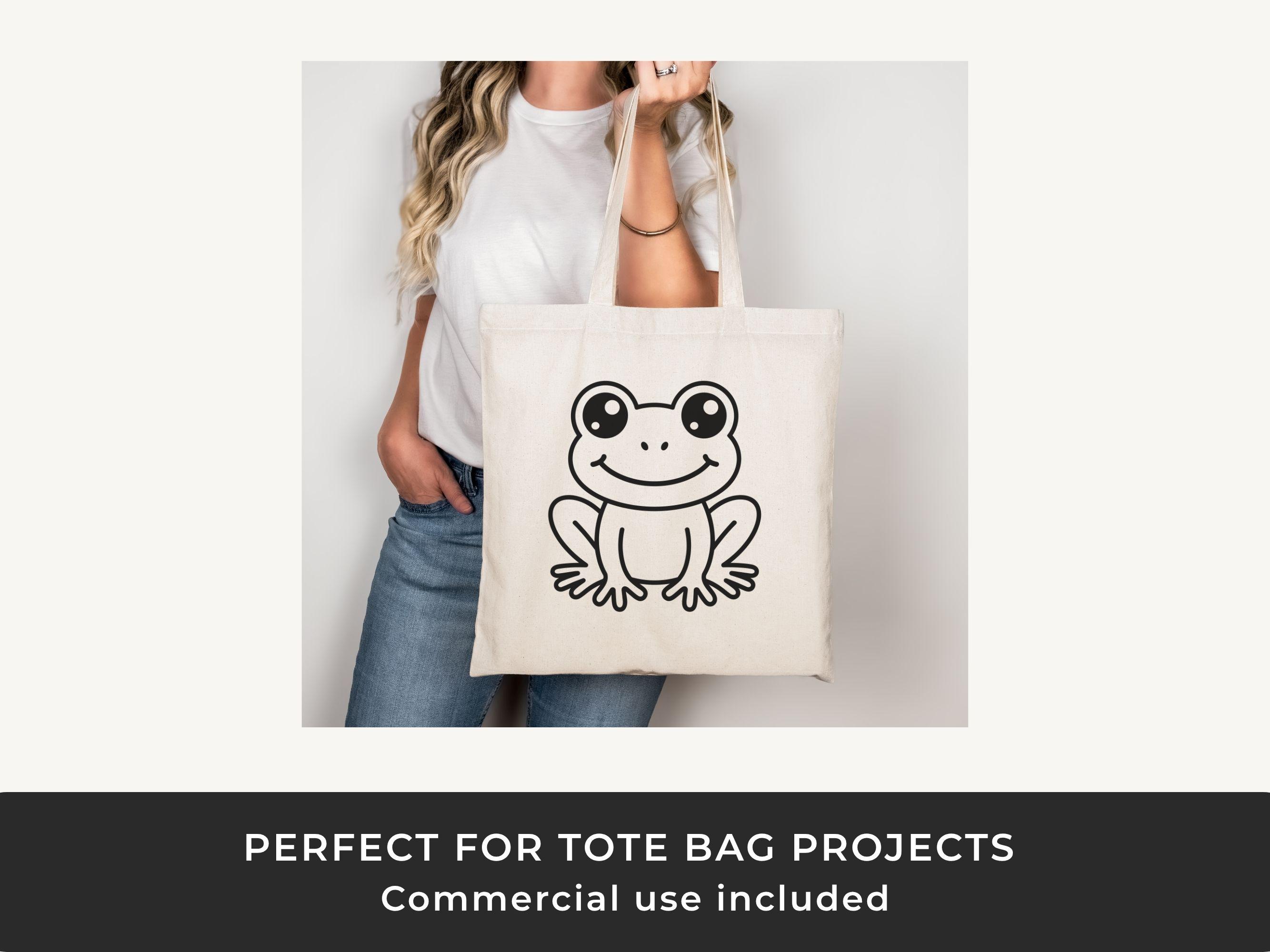 Frog SVG: Cartoon Outline Cut File for Cricut and Silhouette - Etsy Canada