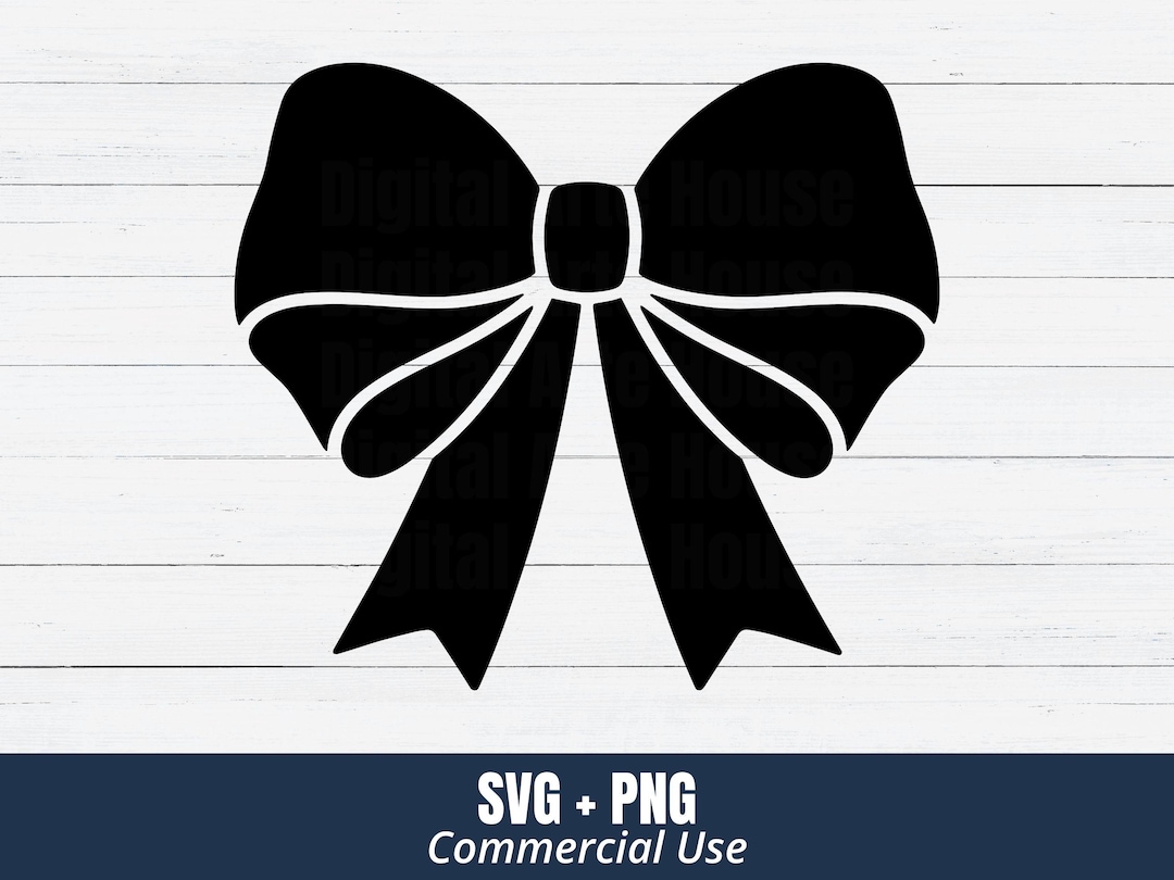 Bow Svg File, Bow Silhouette, Decoration Bow Svg, Laser Cut Files Bow ...