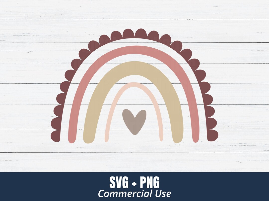 Boho Rainbow Svg, Boho Shapes Svg, Boho Rainbow Vector, Modern Rainbow ...
