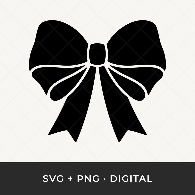 Simple Bow Clipart - Etsy