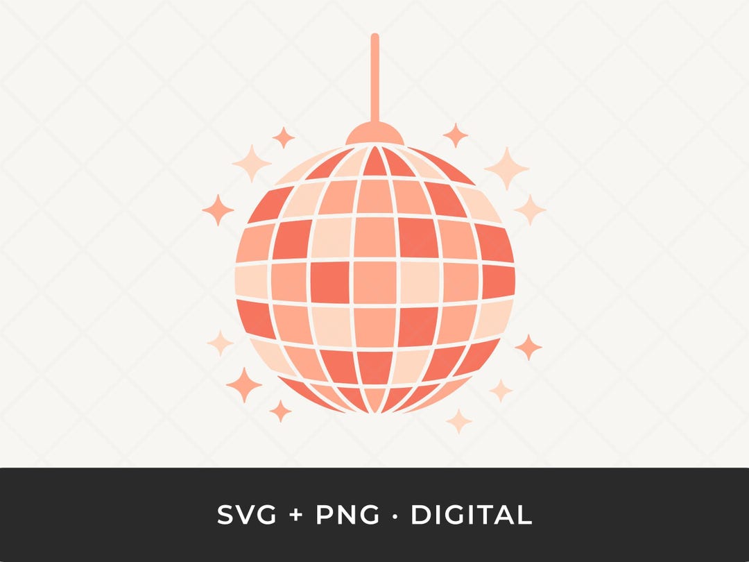 Disco Ball SVG: Mirror Ball Cut File for Cricut - Etsy